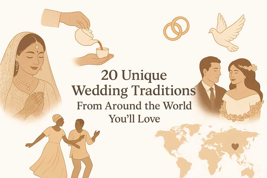 20 Unique Wedding Traditions from Around the World You’ll Love